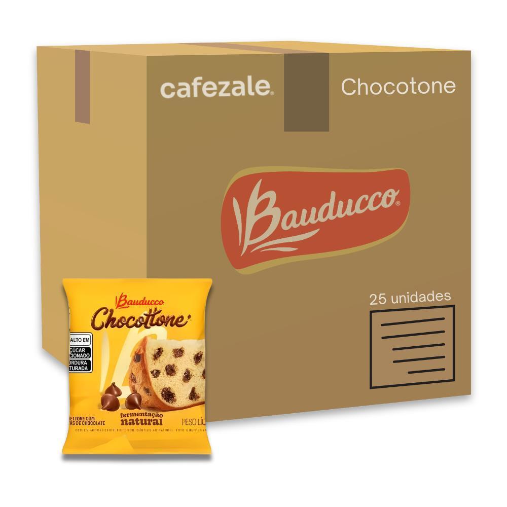 Mini Chocotone Bauducco Gotas Chocolate Kit 25 unidades 80g | Shopee Brasil