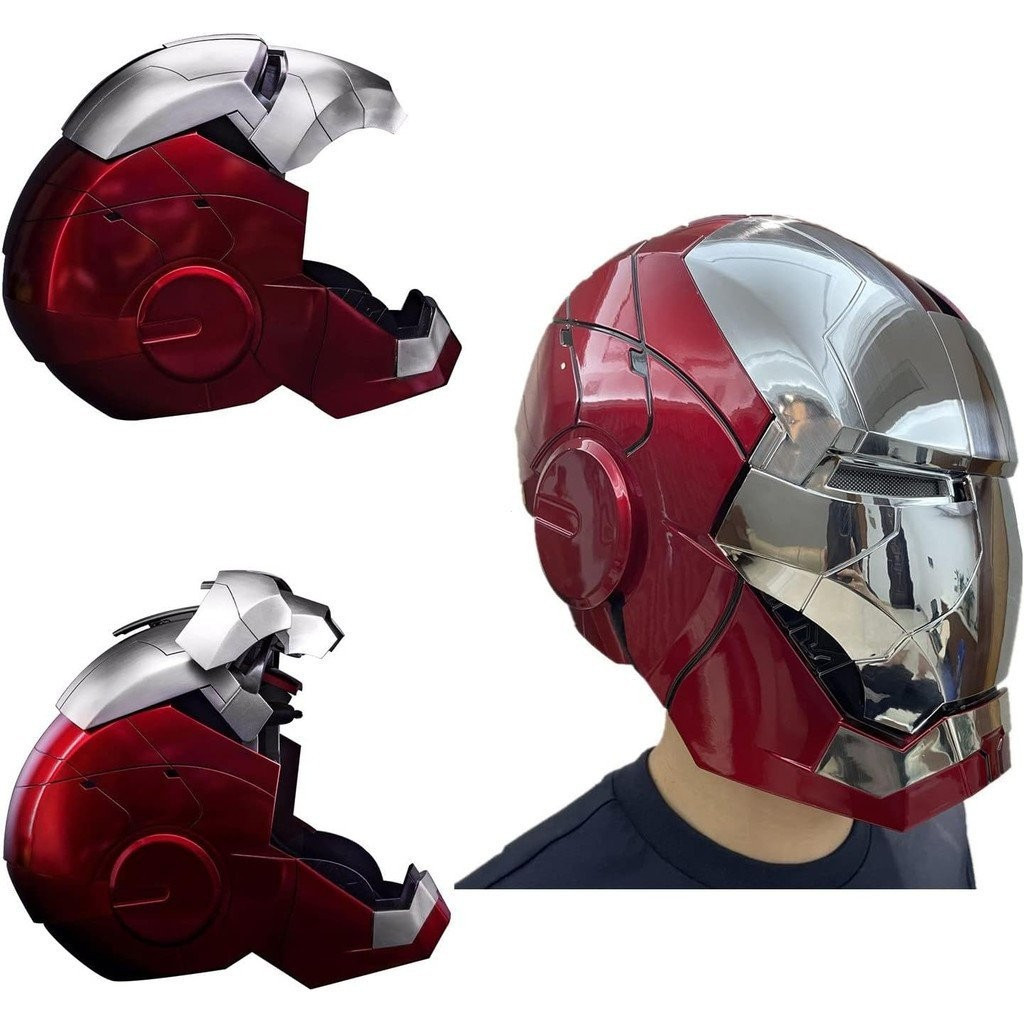 Capacete Cosplay Flydragon Iron Man Mk5 1:1 Usável, Capacete de Super ...