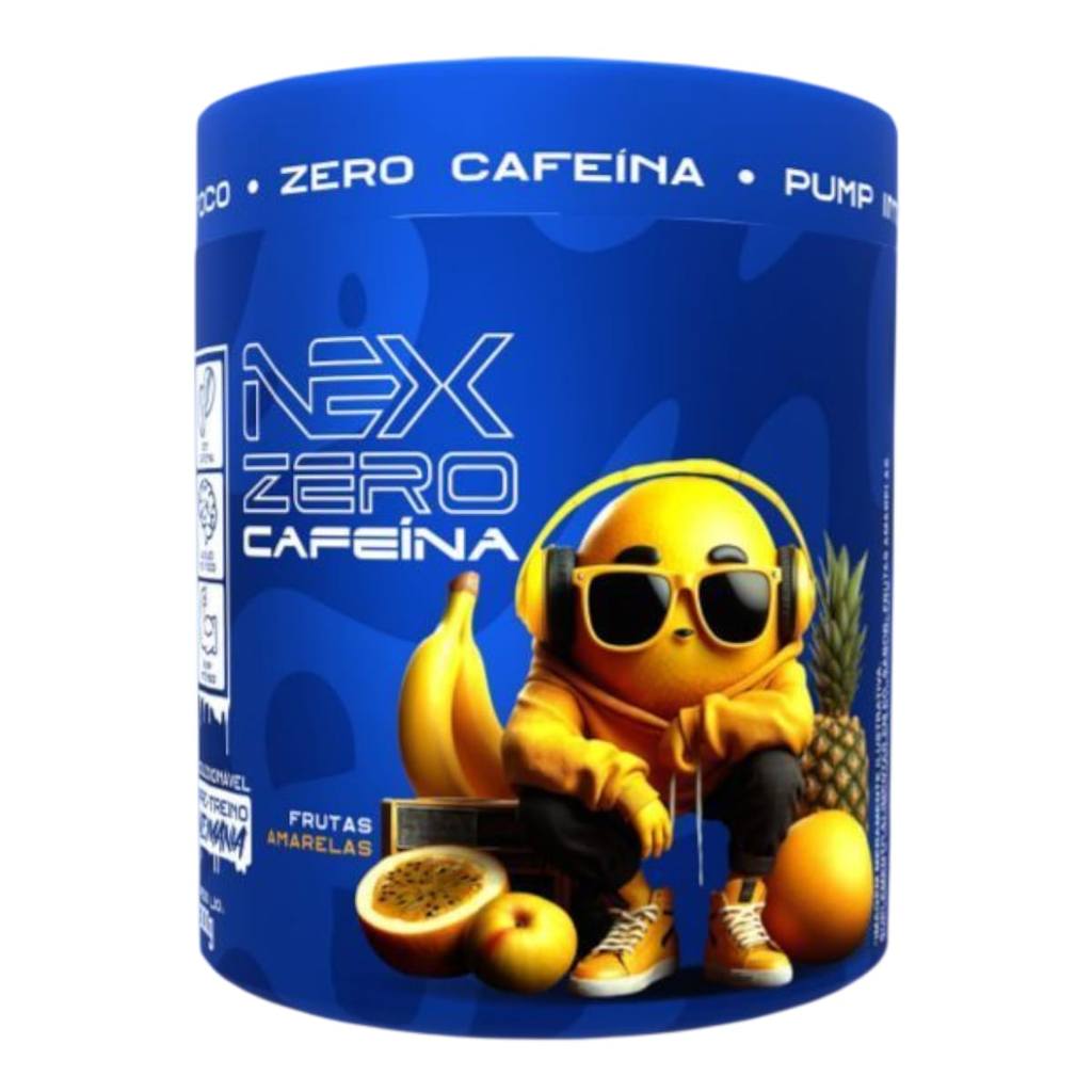 Pre-Treino Nexzero 300g Nexlife - Sem Cafeina, Foco e Desempenho Frutas ...