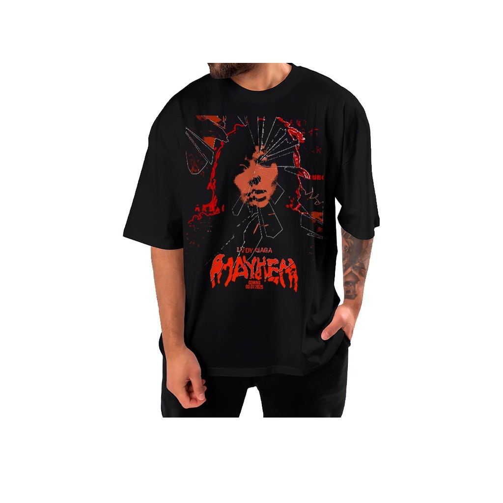Camiseta Basica Algodao Lady Gaga Mayhem Capa Album Unissex | Shopee Brasil