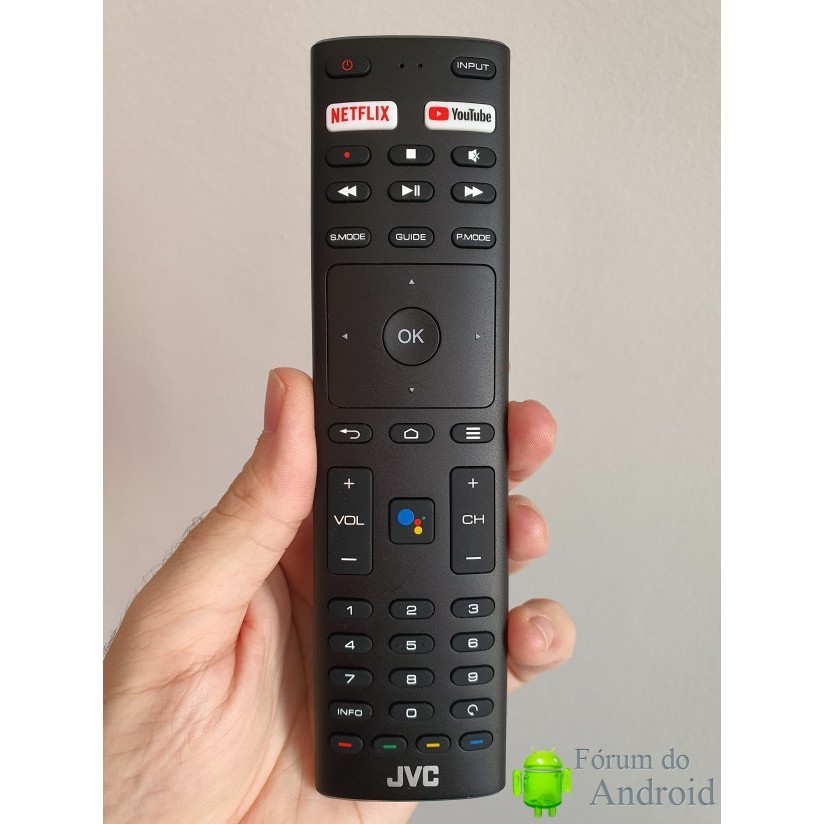 Controle remoto para TV Smart JVC Android SEM COMANDO DE VOZ | Shopee ...