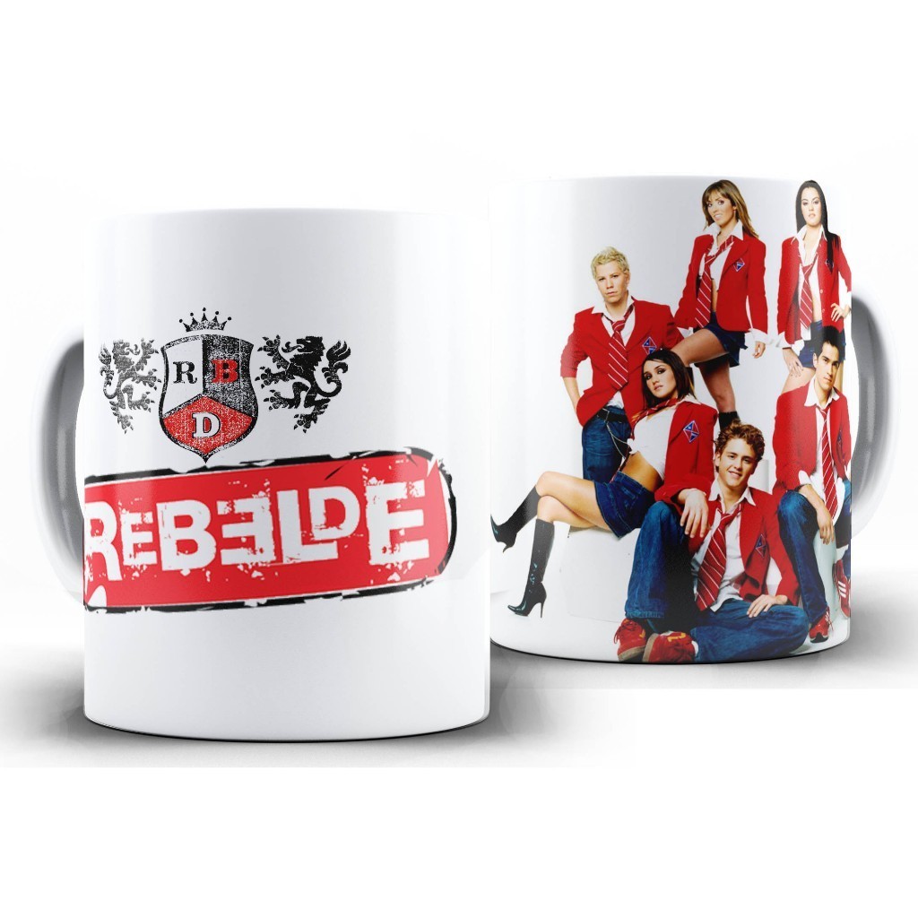 Caneca Personalizada ou Copo RBD Rebelde | Shopee Brasil