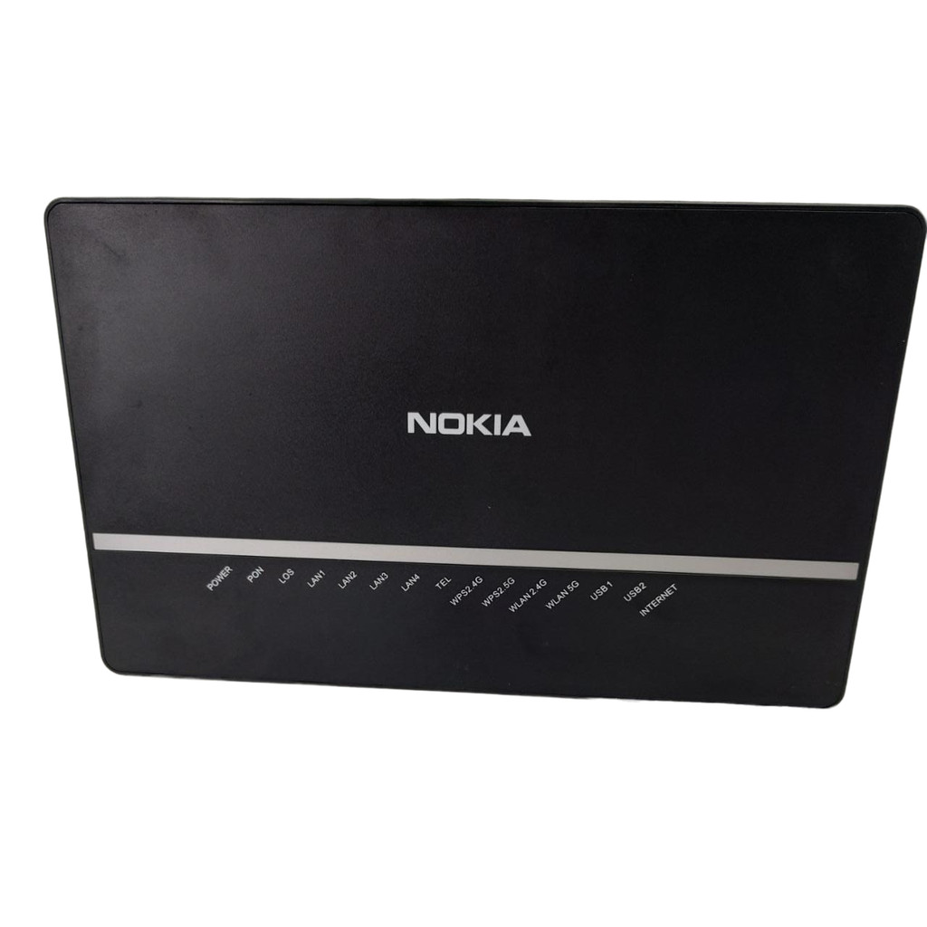 Roteador Nokia Onu Gpon Wi-Fi Dual Band 2.4G/5G 140W C Preto | Shopee ...