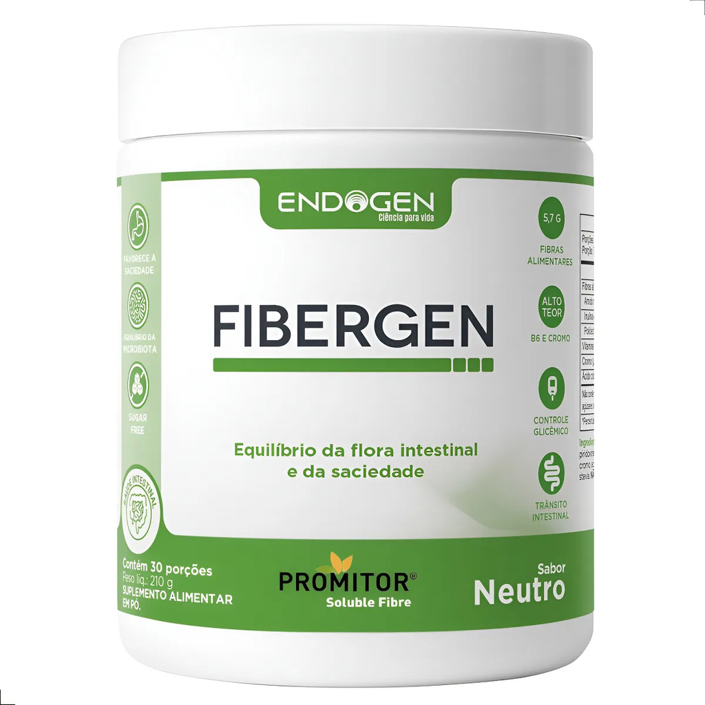 FiberGen Endogen 210g Suplemento Alimentar com Fibras | Shopee Brasil