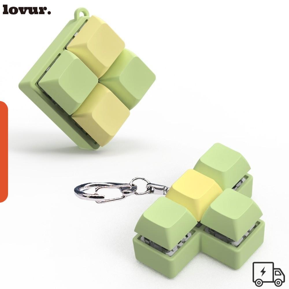 LOVUR Fidget Keychain , DIY Teclado Teclas Botão Dedo Cap , Keycap ...