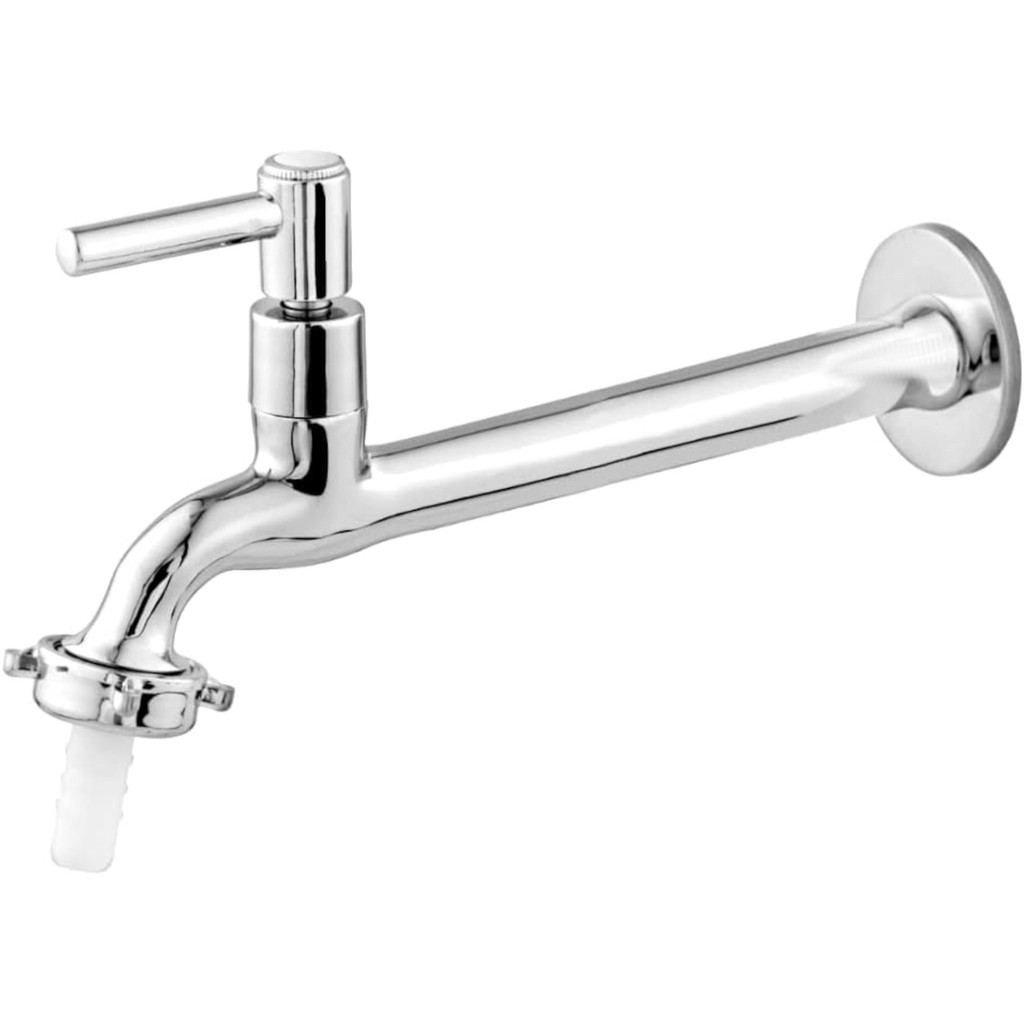 Torneira Metal Multiuso Tanque/jardim/cozinha Parede em Metal 22cm C ...