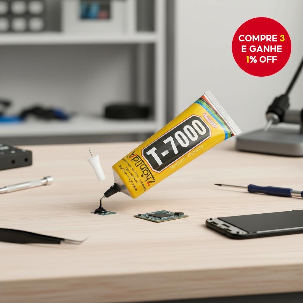 Cola para Reparo de Celular, Tablet e Laptop - 50ML Zhanlida T7000 ...