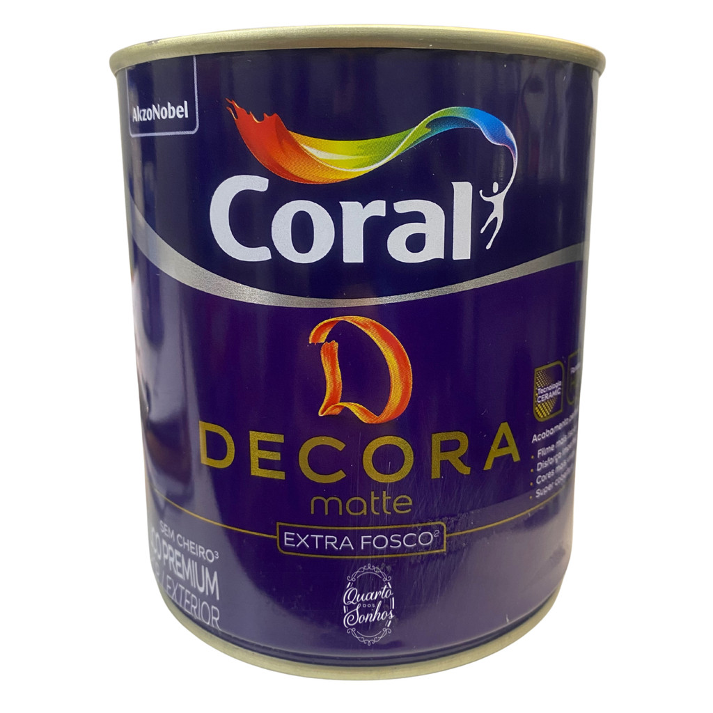 Tinta Coral Decora Matte Fosco Coleção Princesas 800ml | Shopee Brasil