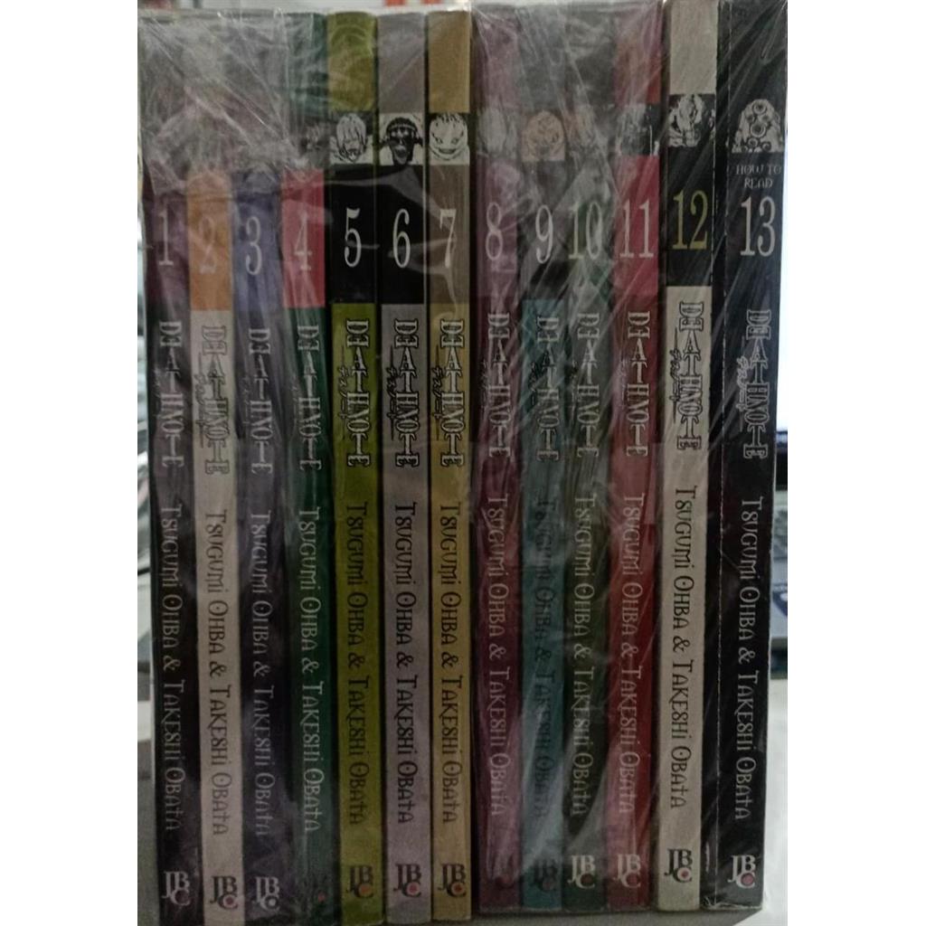 Death Note 13 volumes autor Tsugumi Ohba & Takeshi Obata | Shopee Brasil