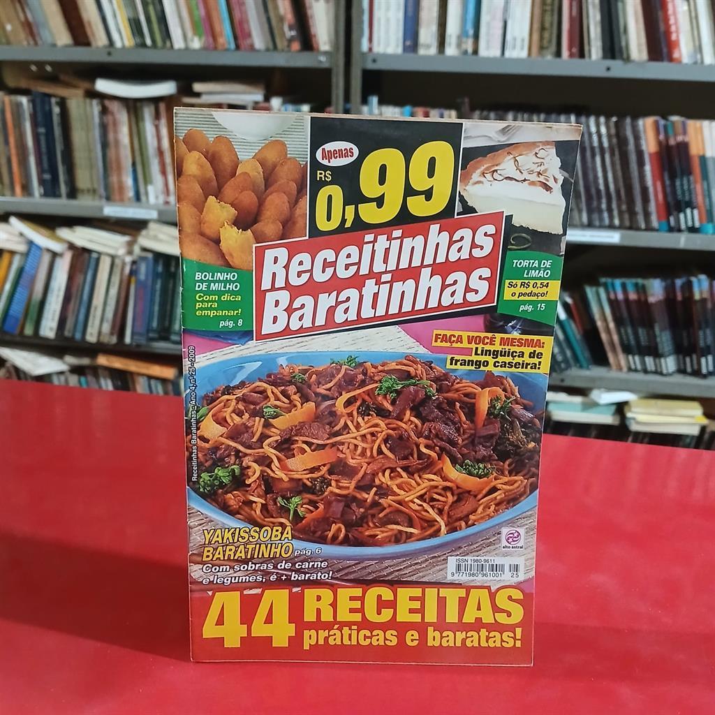 livreto receitinhas baratinhas - 44 receitas práticas e baratas autor ...