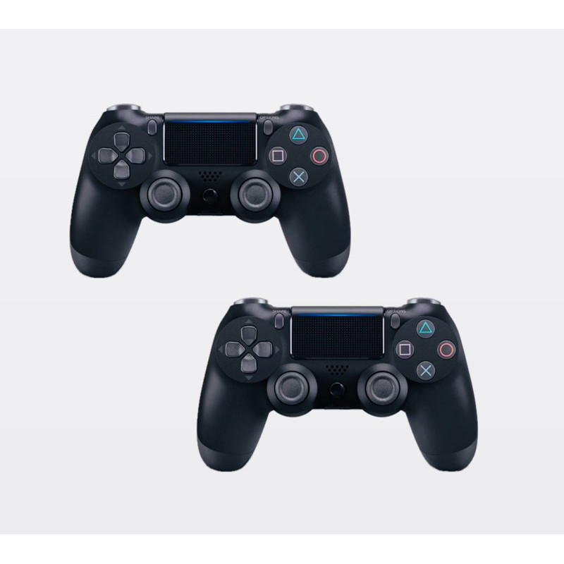 Kit 2 Controle Joytick sem fio Compatível Ps4/Pc / Tv | Shopee Brasil
