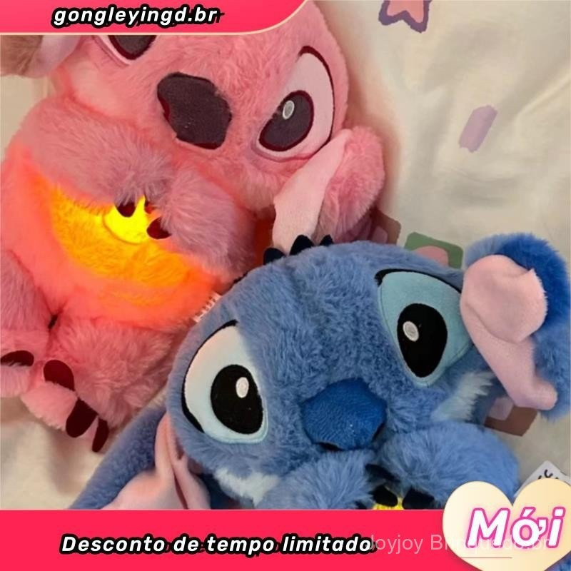 Pelúcia Respirável Stitch que Ajuda com o Sono - (Stitch que Respira ...
