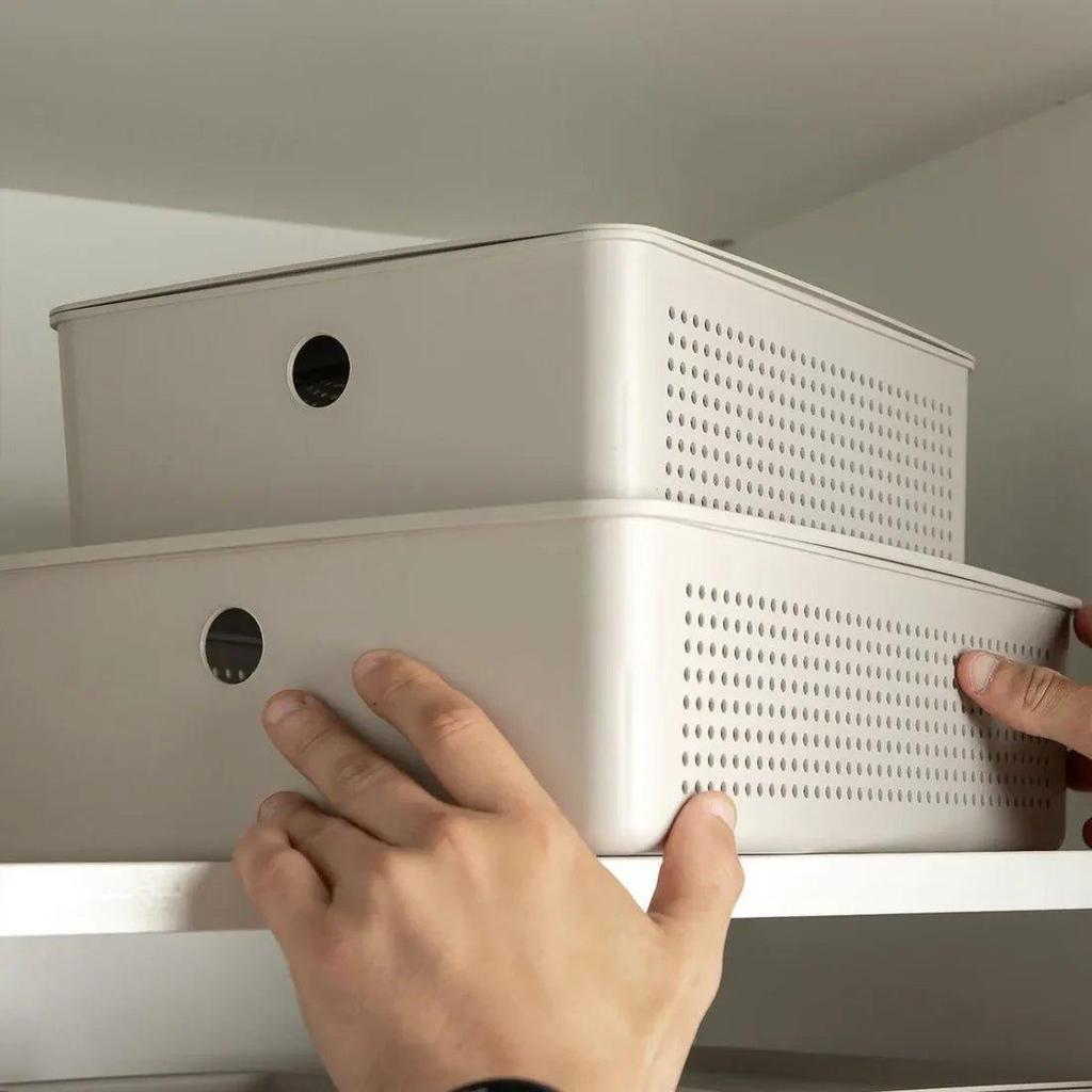 Cesto Ou 5,4L com tampa Linha Flow | Shopee Brasil