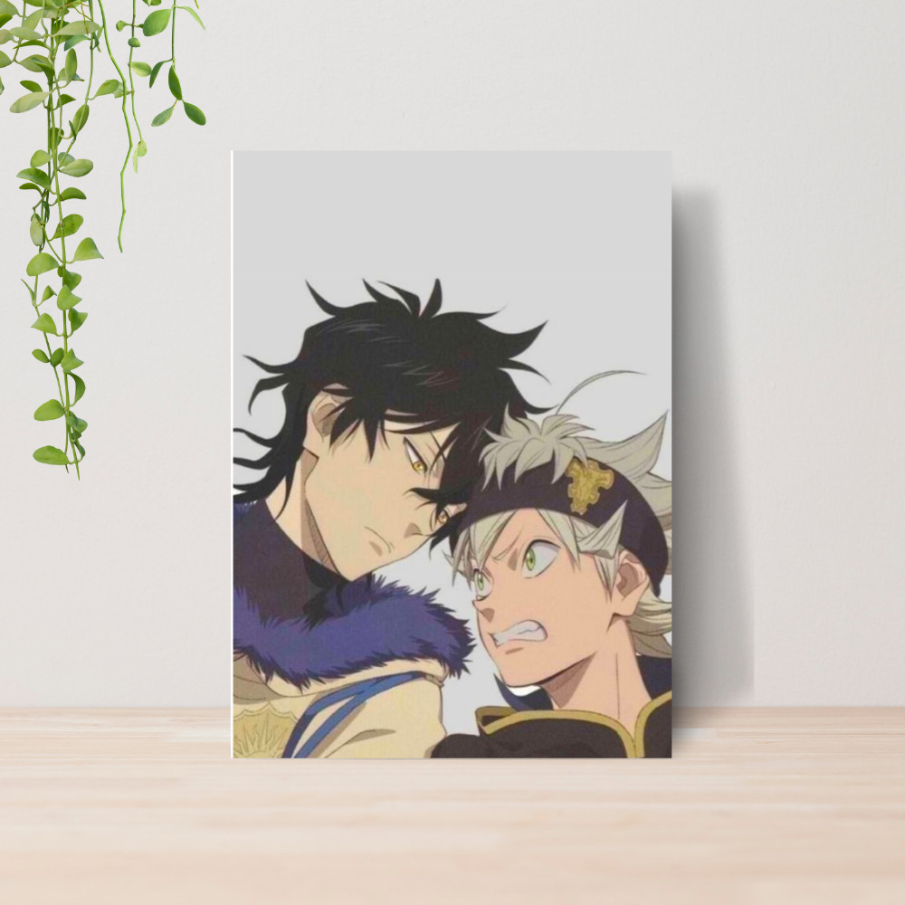 Quadro Black Clover Anime A4 | Placa MDF 15 | Shopee Brasil