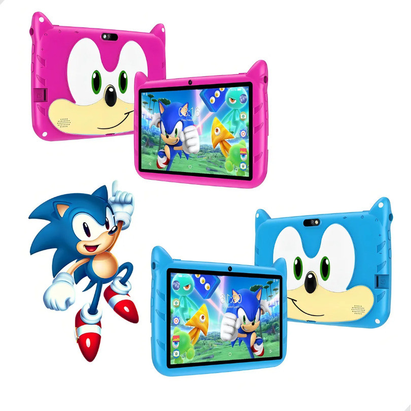 Tablet Infantil Sonic Smart Tela De 7 Polegadas Android Cor Azul/Rosa ...