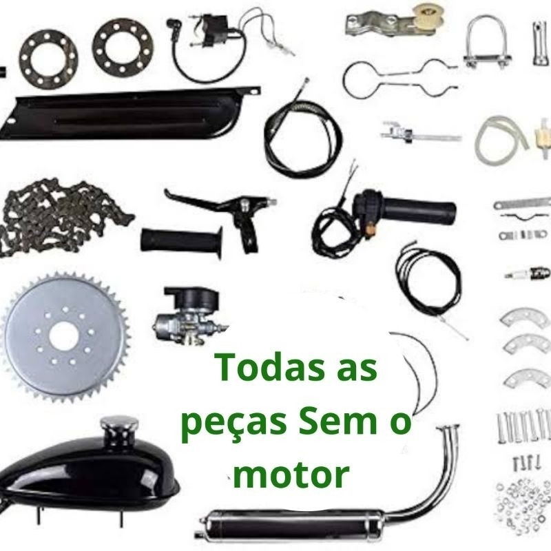 Kit SEM Motor pra 80CC Bike Bicicleta Motorizada 2t | Shopee Brasil