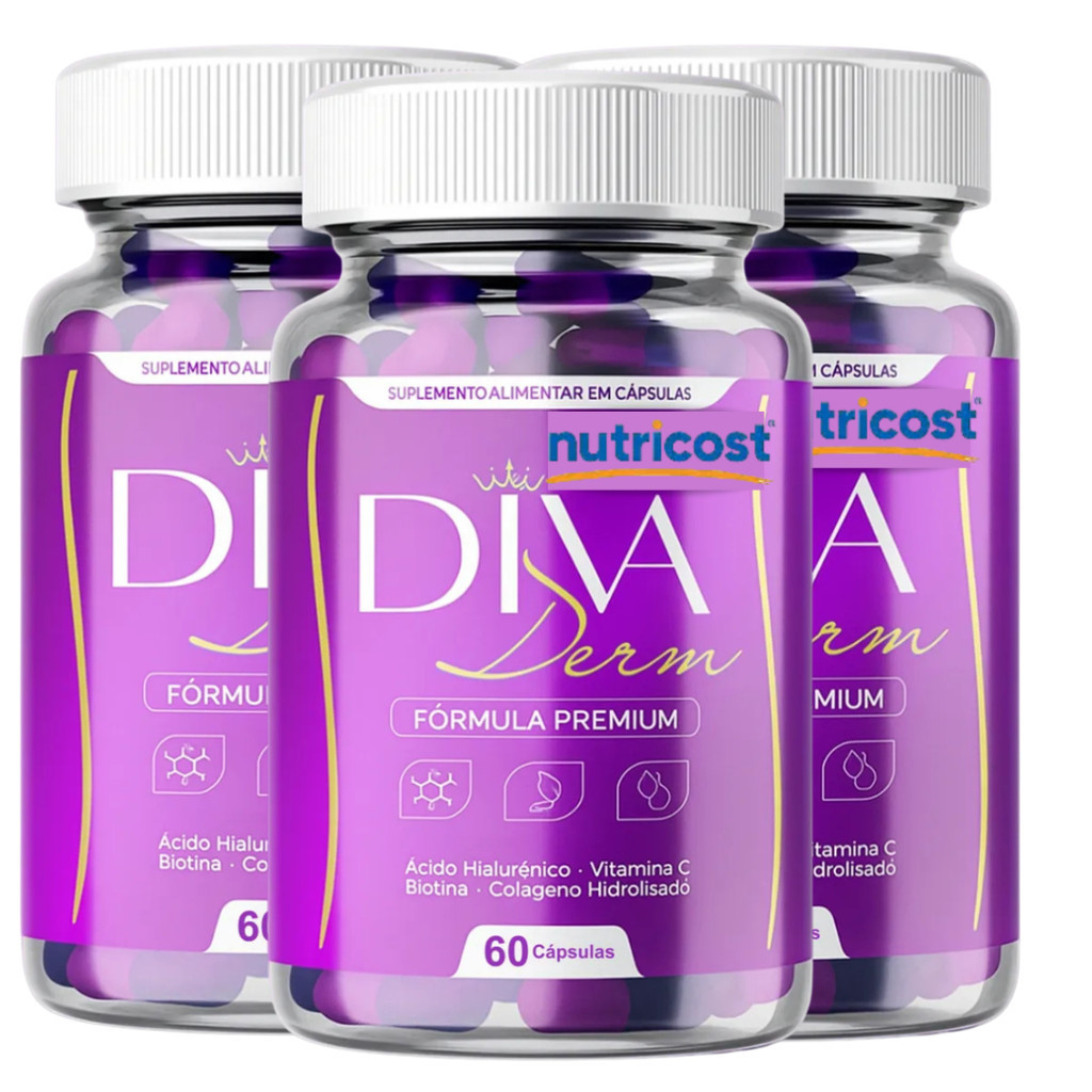 3 Diva Derm Premium 60 cápsulas - Original do Anúncio Promoção | Shopee ...