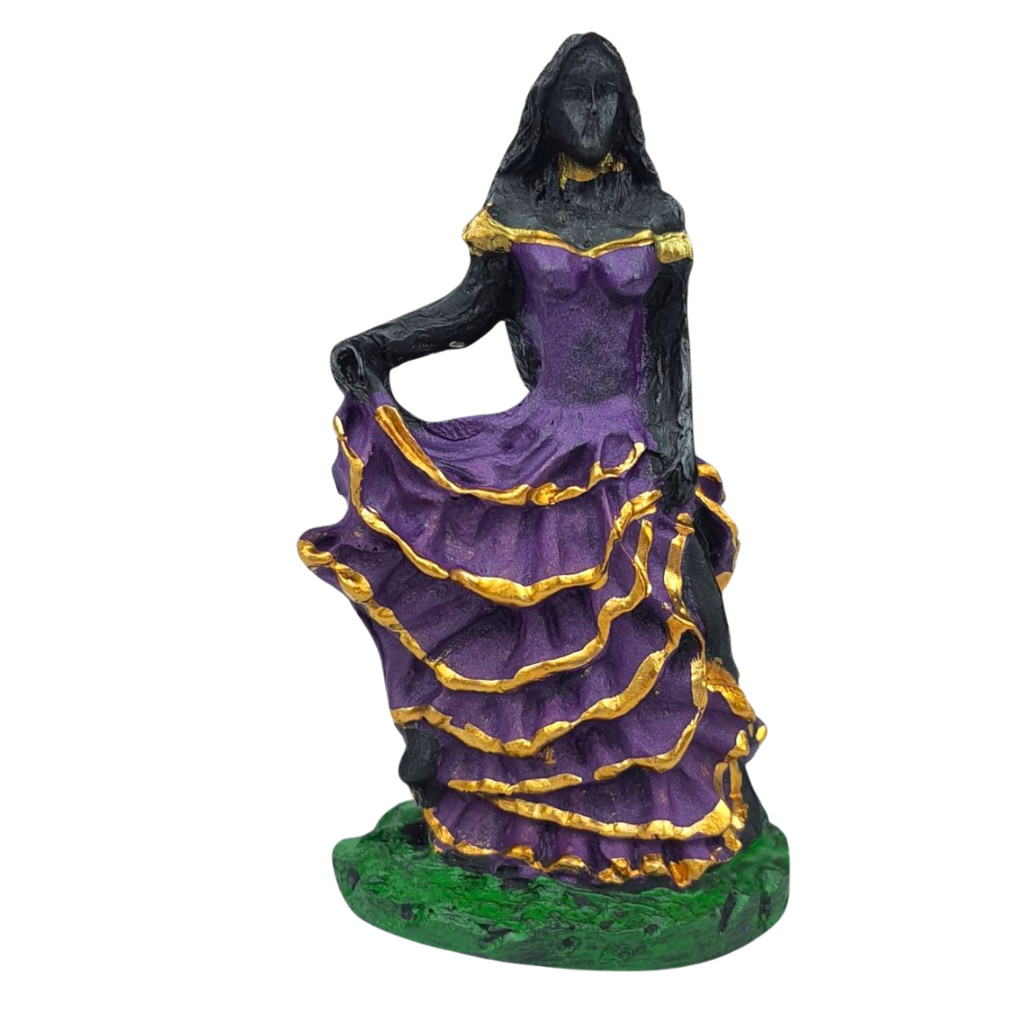 Imagem Pomba gira Maria Mulambo umbanda candomblé resina 10 cm | Shopee ...