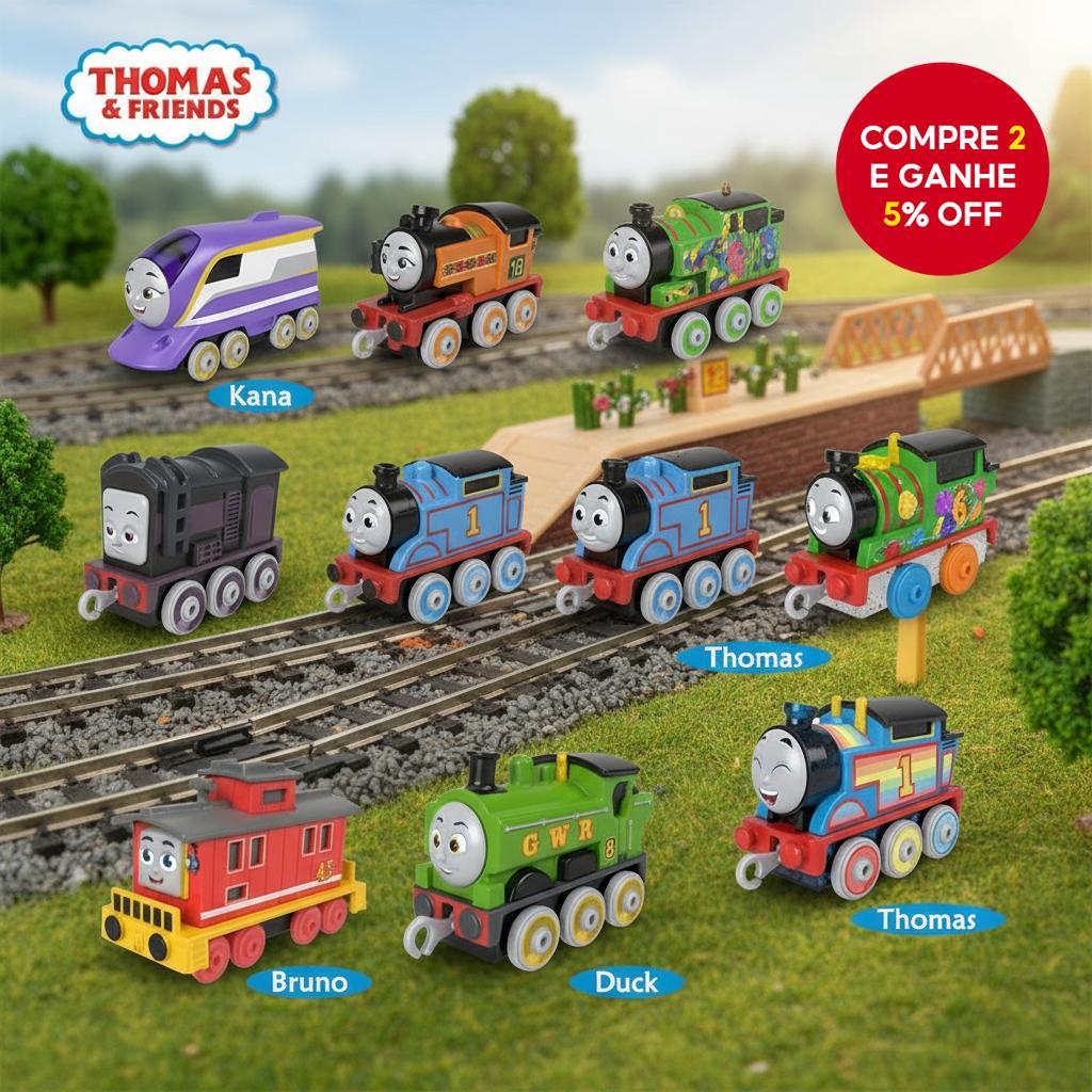 Thomas & Friends TrackMaster - Carro de Brinquedo em Liga de Zinco ...