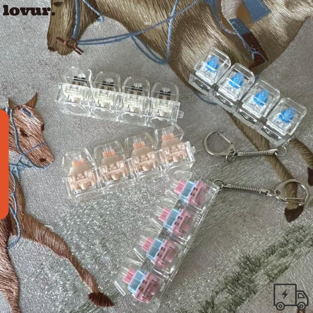 LOVUR Fidget Keychain , DIY Teclado Teclas Botão Dedo Cap , Keycap ...