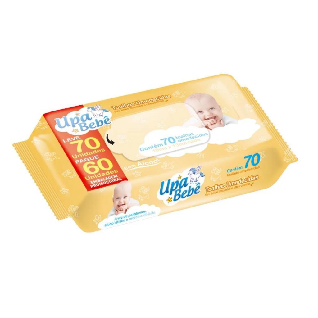 Toalhas Umedecidas Upa Bebê 60un Com Aloe Vera e Lanolina | Shopee Brasil
