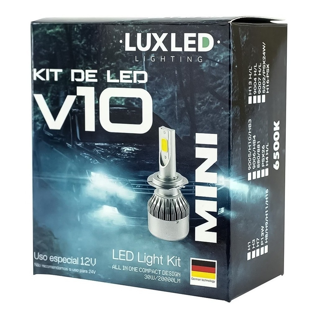 Led Luxled Mini 6500k H4 Hb4 Hb5 9006 9007 | Shopee Brasil