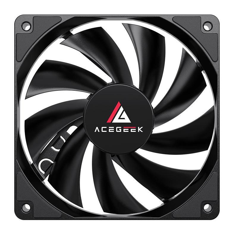 Ventoinha Acegeek Nocturn, 120mm, Preto, AG-NOCTURN-BK | Shopee Brasil
