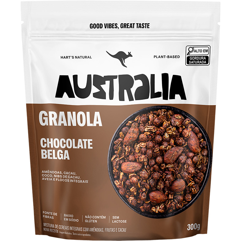 Granola Australia Chocolate Belga | Shopee Brasil