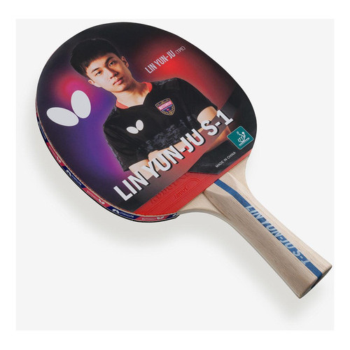 Raquete Tenis De Mesa Butterfly Profissional Lin Yunju -1 | Shopee Brasil