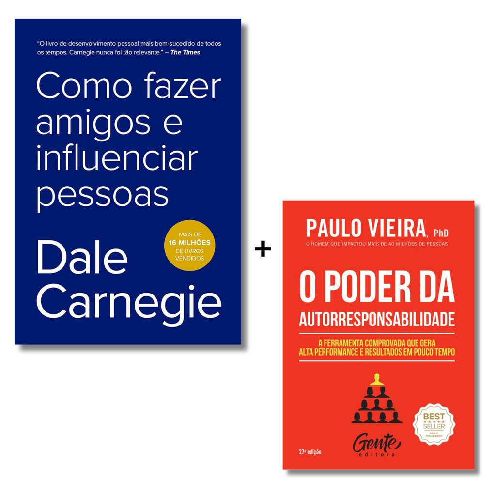 Kit | Como Fazer Amigos e Influenciar Pessoas + O Poder da ...