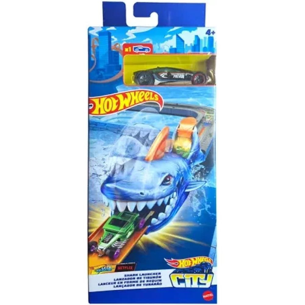 Pista Lancador Tubarao Hot Wheels - Mattel Gvf41 | Shopee Brasil