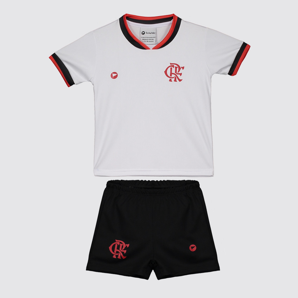 Mini Kit Infantil I Flamengo Branco | Shopee Brasil