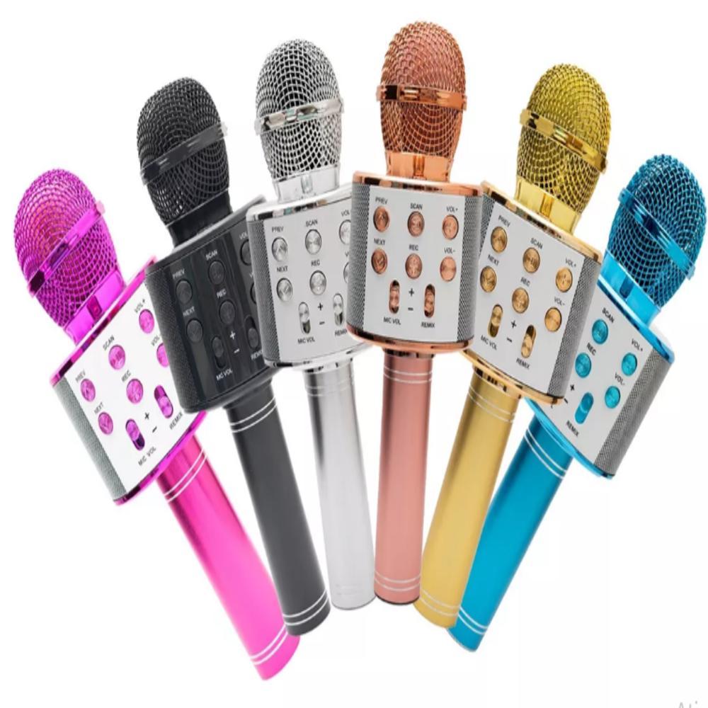 Microfone Bluetooth Karaoke The Voice Portatil Sem Fio Caixa Som Auto ...
