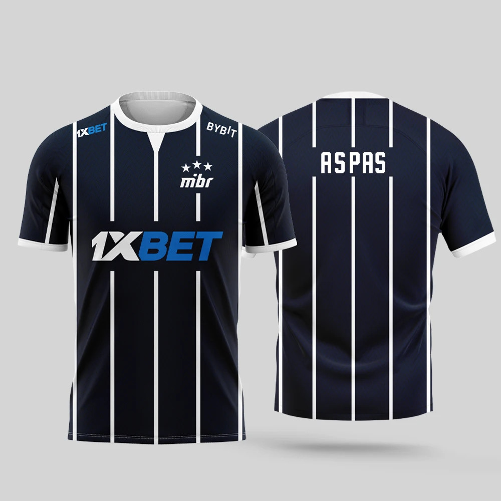 2025 Novo Fã De Jogos Da Equipe MIBR VALORANT Uniforme De Jogo , Top ...