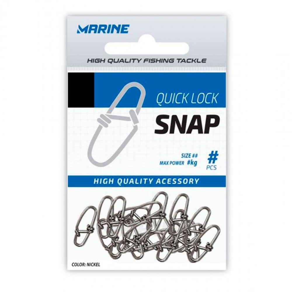 Snap Quick Lock Prata c/20 - Marine | Shopee Brasil