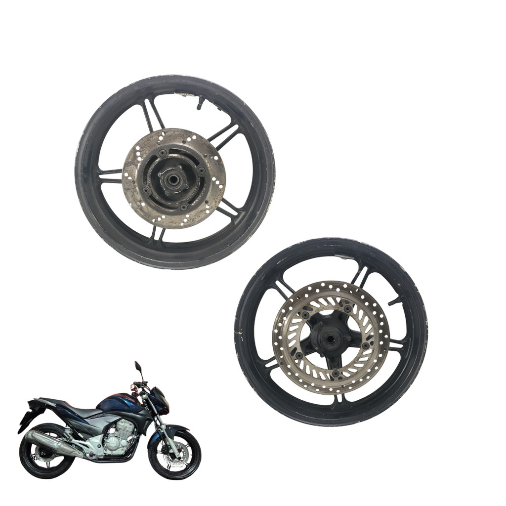 Kit Par Rodas CB 300R 09/15 Original Honda Ótimo Estado | Shopee Brasil