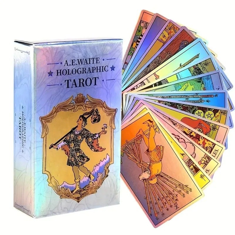 1 Classic Tarot Card Board Game Box With Holographic Flash Waite Deck ...