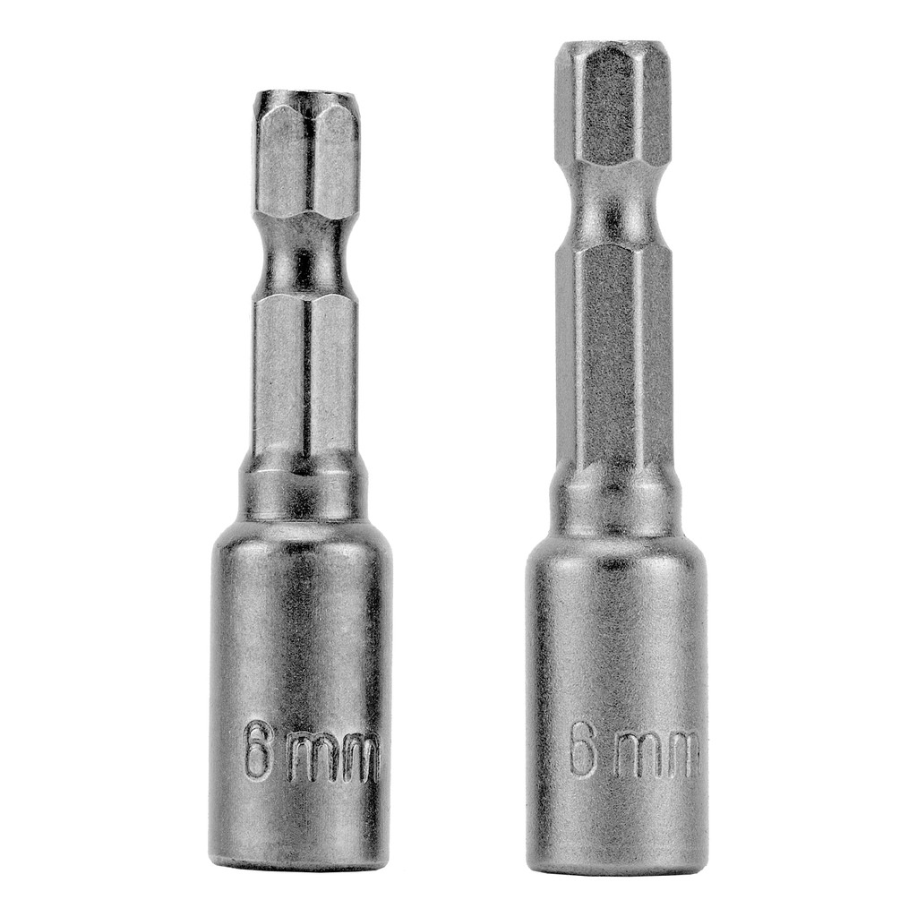SOQUETE MAGNETICO PARA PARAFUSADEIRA, 6 MM - L 45 MM 2 PC//MTX | Shopee ...