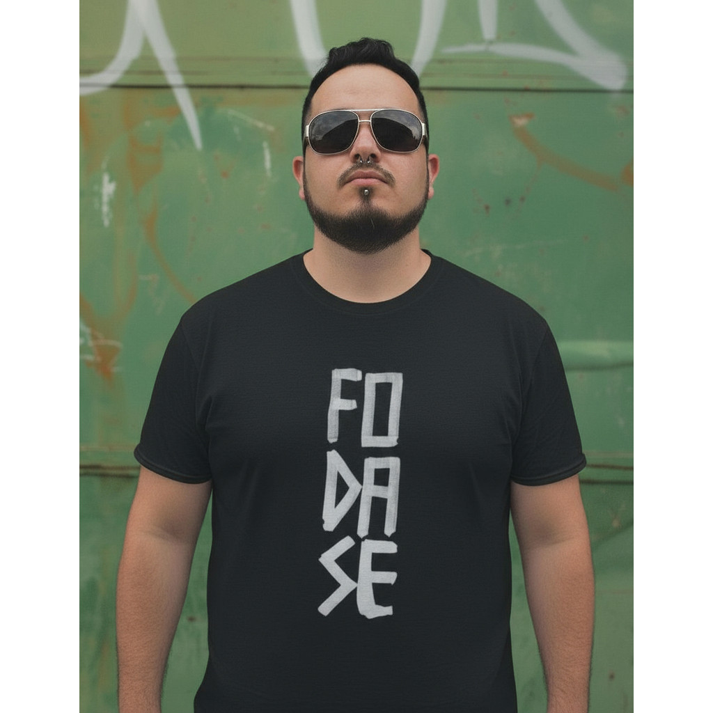 Camiseta Basica Plus Size Streetwear Meme Foda Se | Shopee Brasil