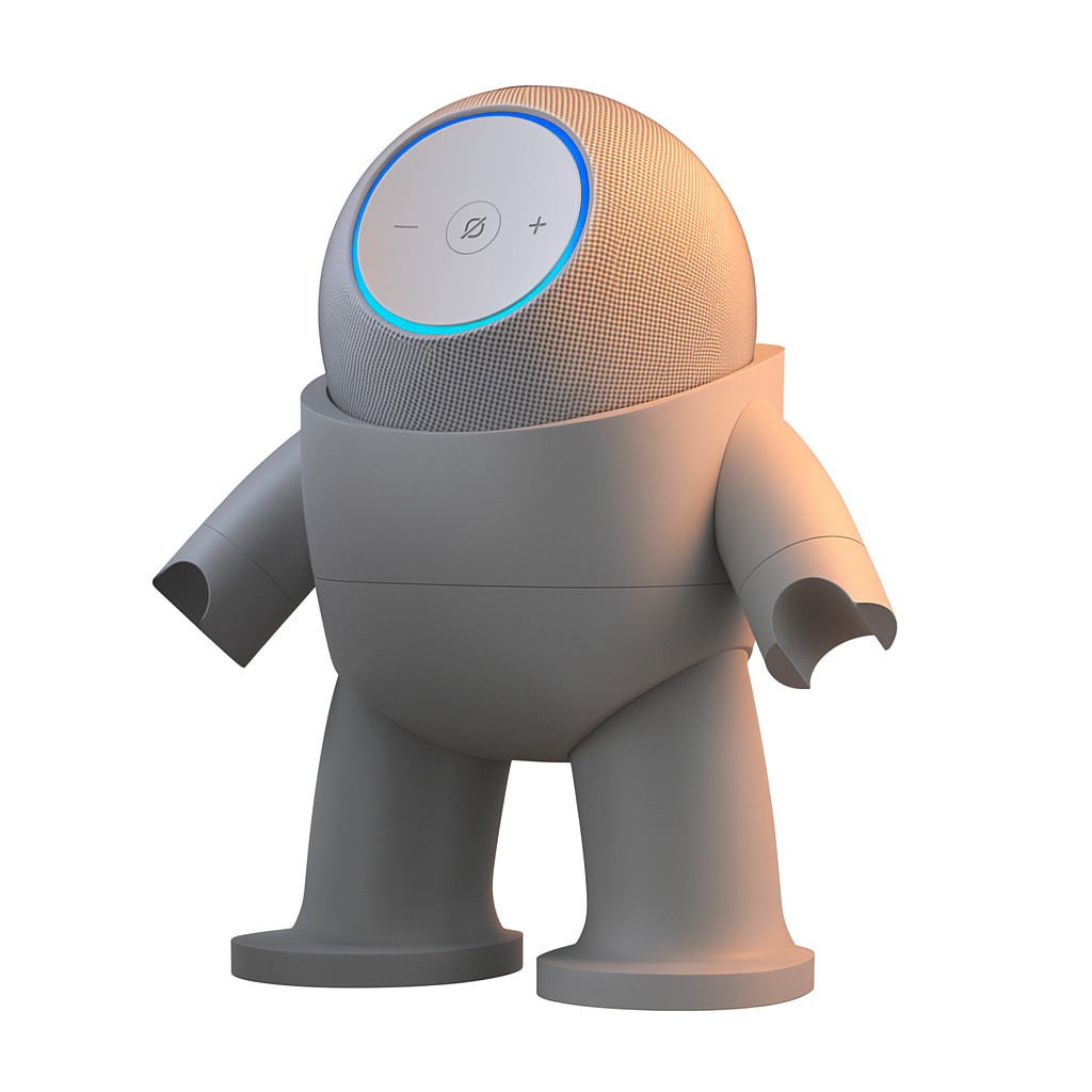 Suporte Base para Alexa Echo Dot Max Bot Plus One - Branco | Shopee Brasil