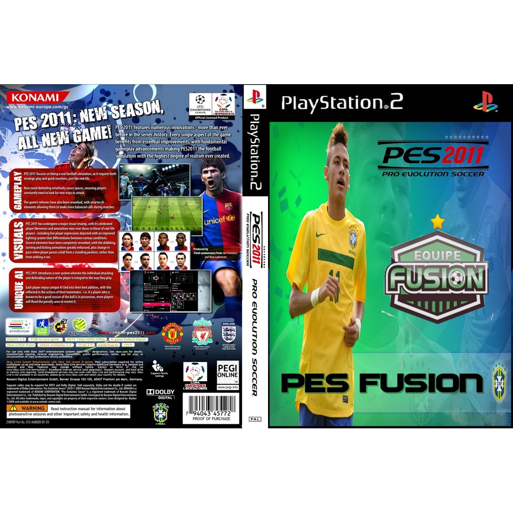 PES Fusion 2011 - PS2 | Shopee Brasil