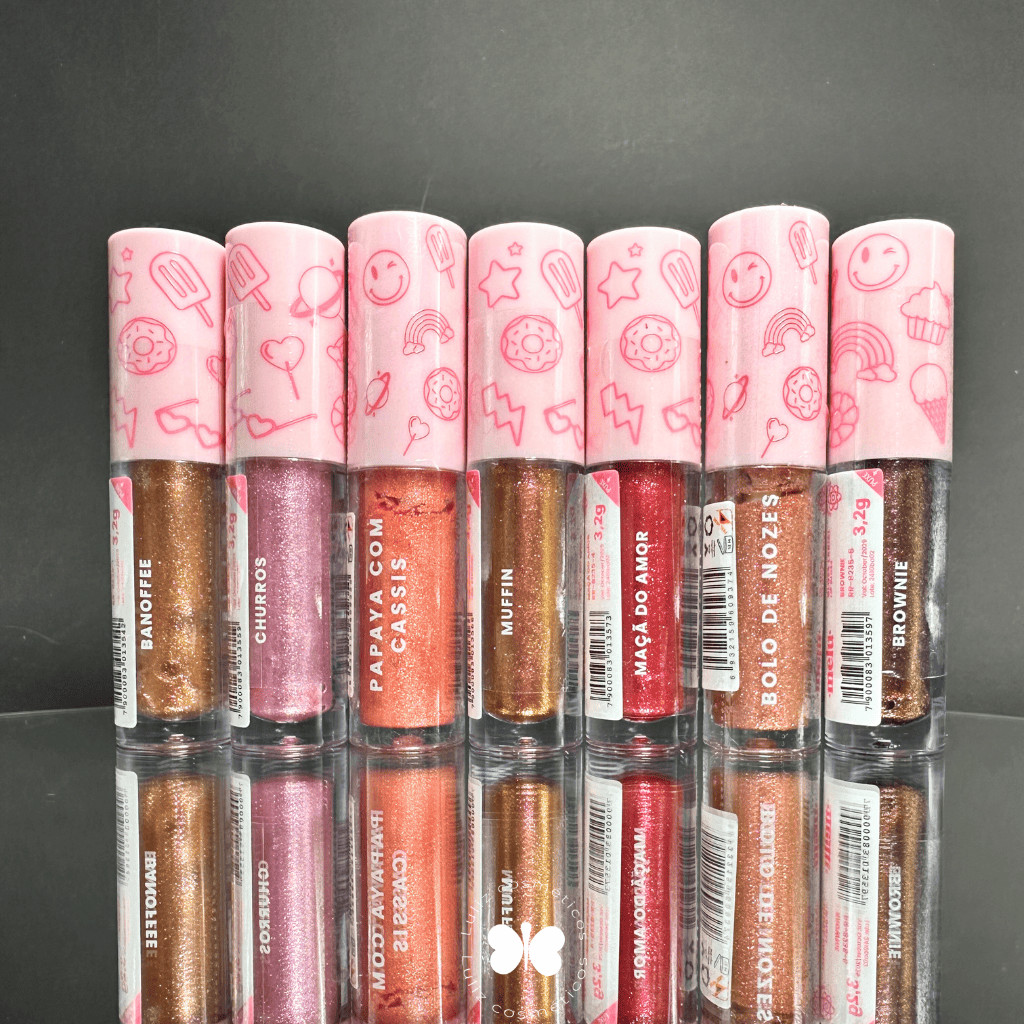 Gloss Labial Glitter - Melu | Shopee Brasil