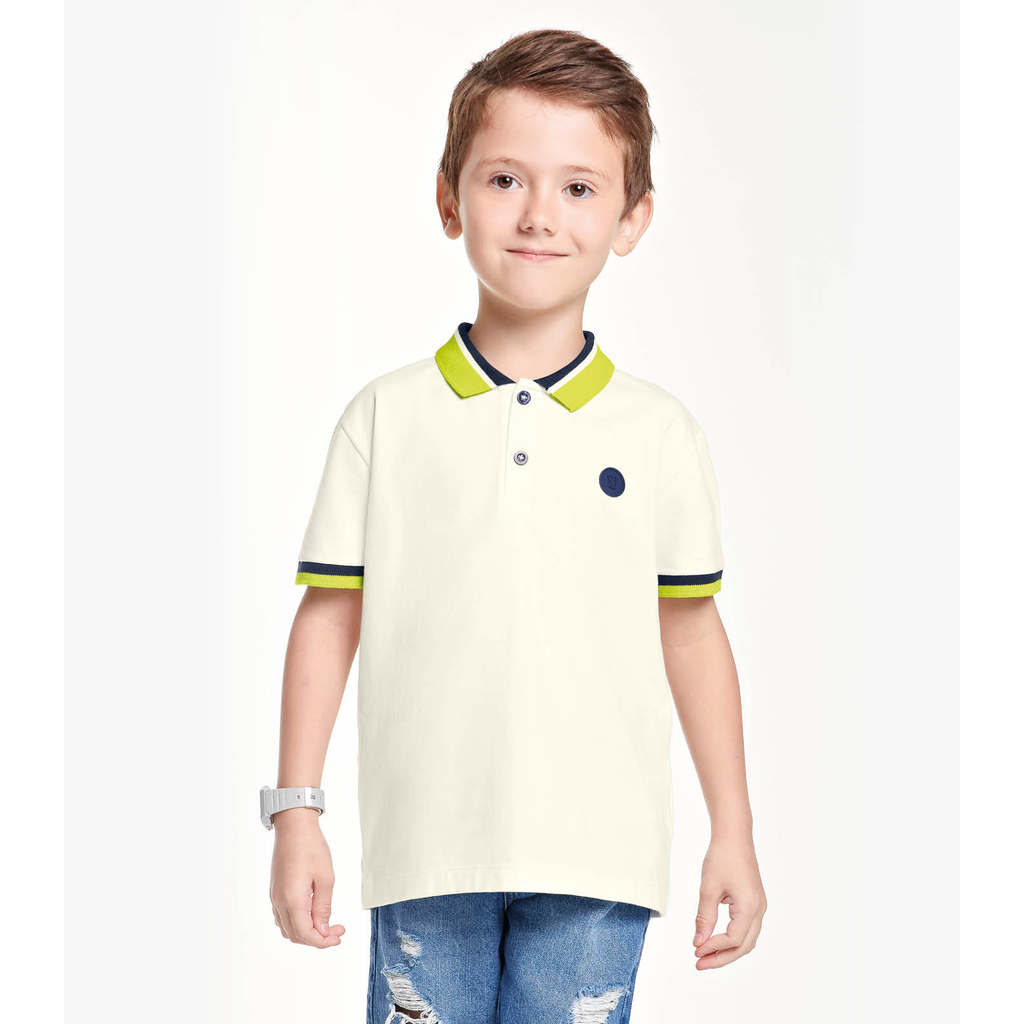 Camisa POLO infantil menino Trick Nick cores diversas em cotton ...