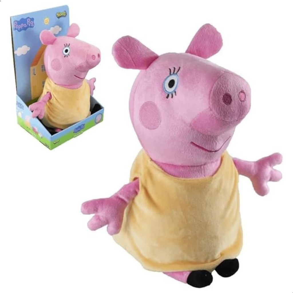 Mamãe Pig Pelúcia 32cm Peppa Pig 2342 - Sunny | Shopee Brasil