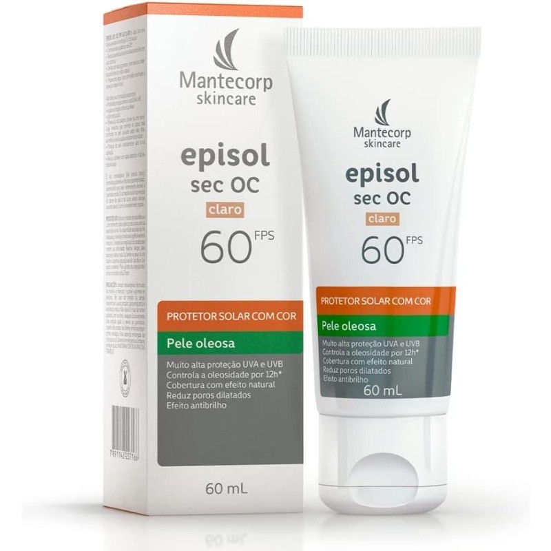Mantecorp Episol Sec OC FPS 60 - Protetor Solar Facial 60g | Shopee Brasil
