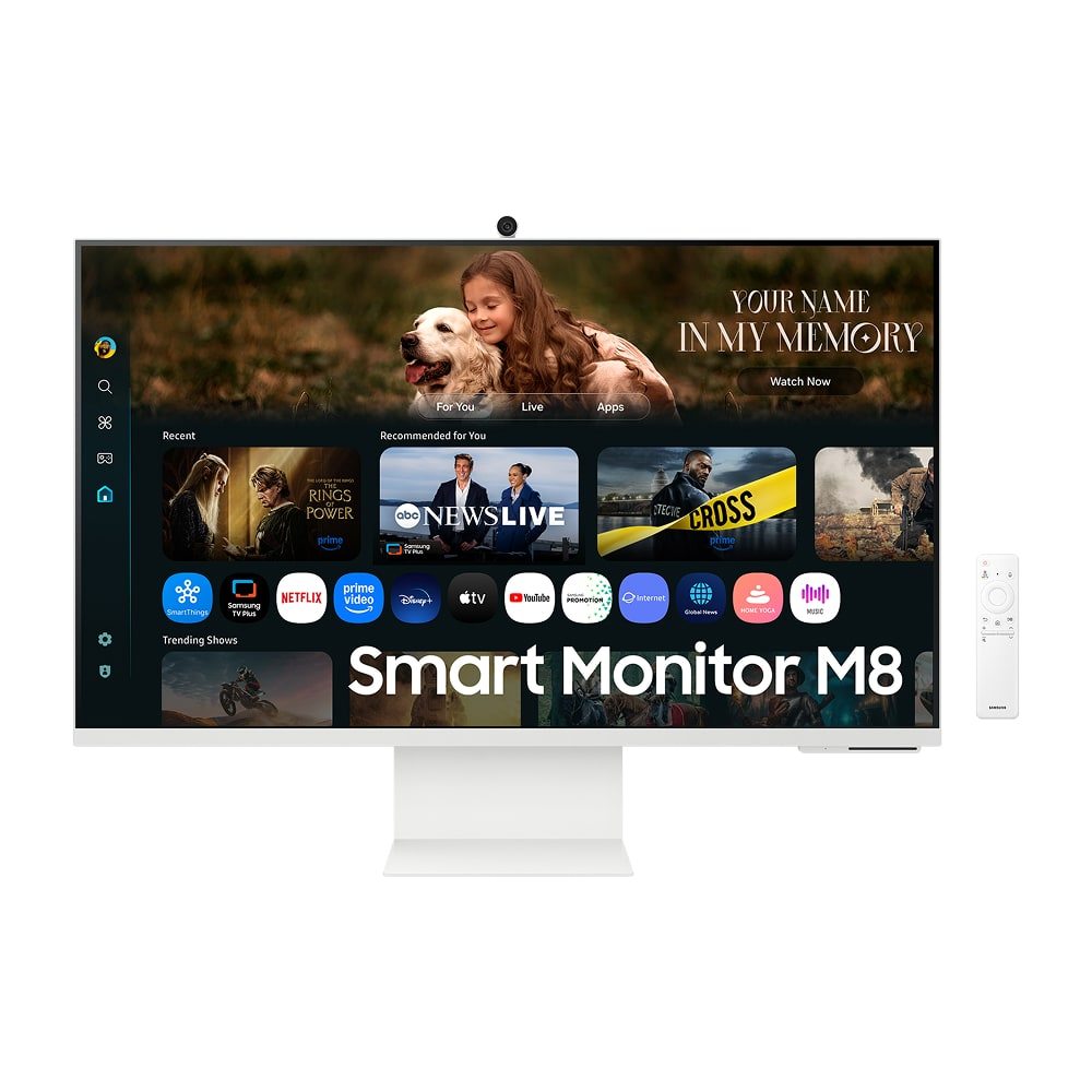 Smart Monitor Samsung M8 32", 4K, Plataforma Tizen™, Tap View, USB-c ...