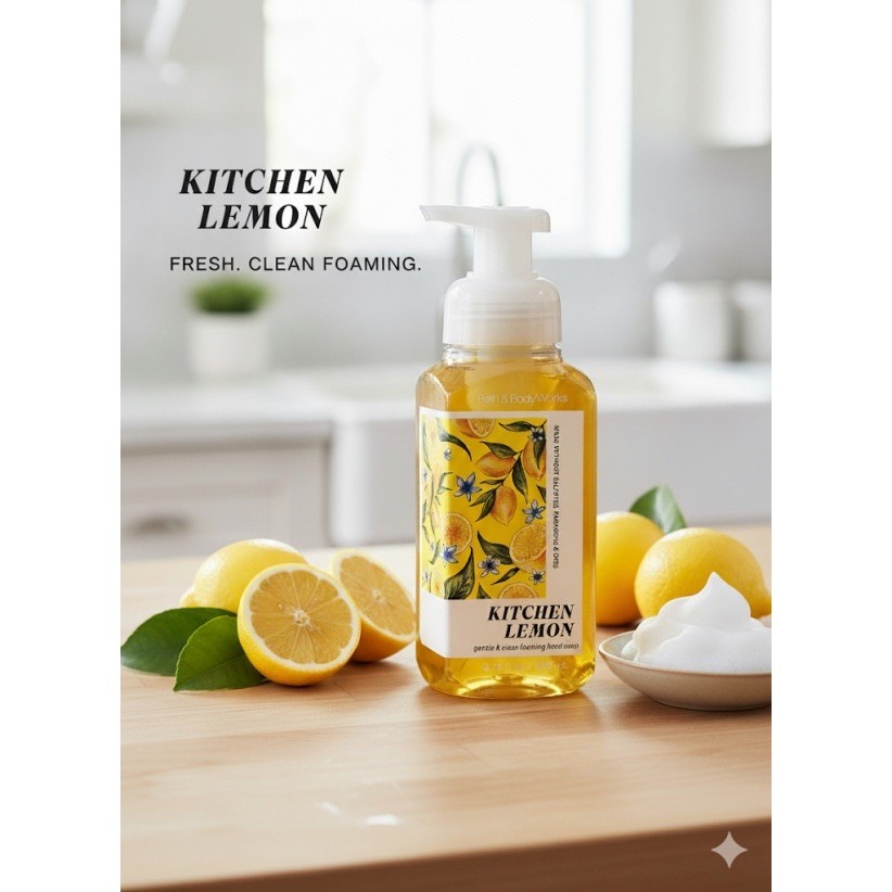 Sabonete Em Espuma - Kitchen Lemon | Shopee Brasil