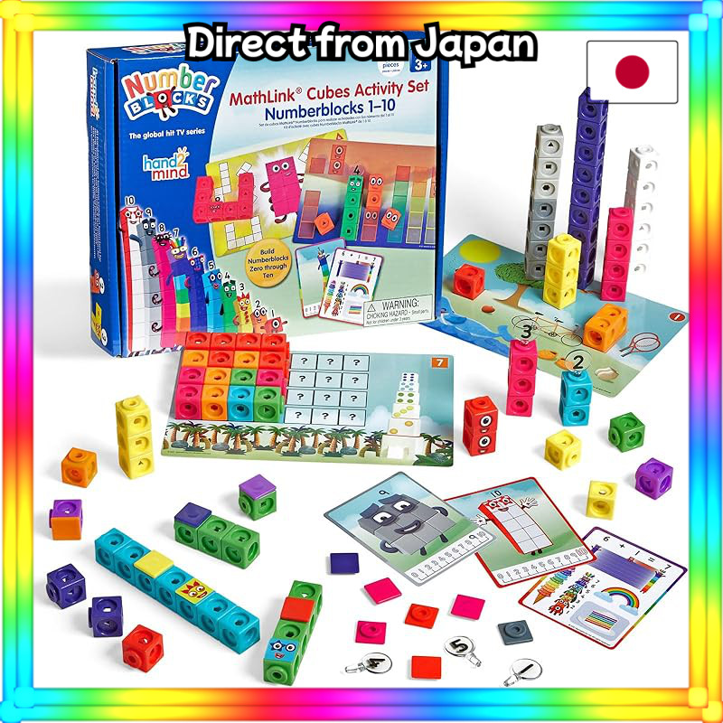Numberblocks MathLink Cubes-1-10 Cube Activity Set Com 100 Peças ...