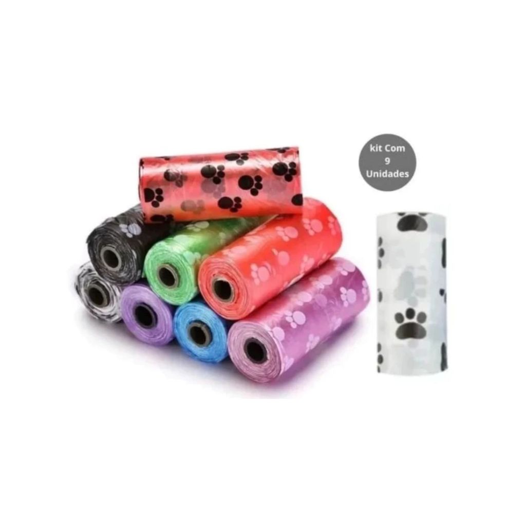 Kit Saquinho Coletor de Fezes Cocô 9 Un 1L Mimo Pets | Shopee Brasil