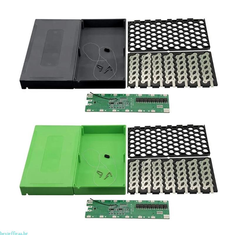 besteffie 48V E-Bike Box 18650 Cell Housing Case Shells Holder 48V12AH Plástico Cas | Shopee Brasil